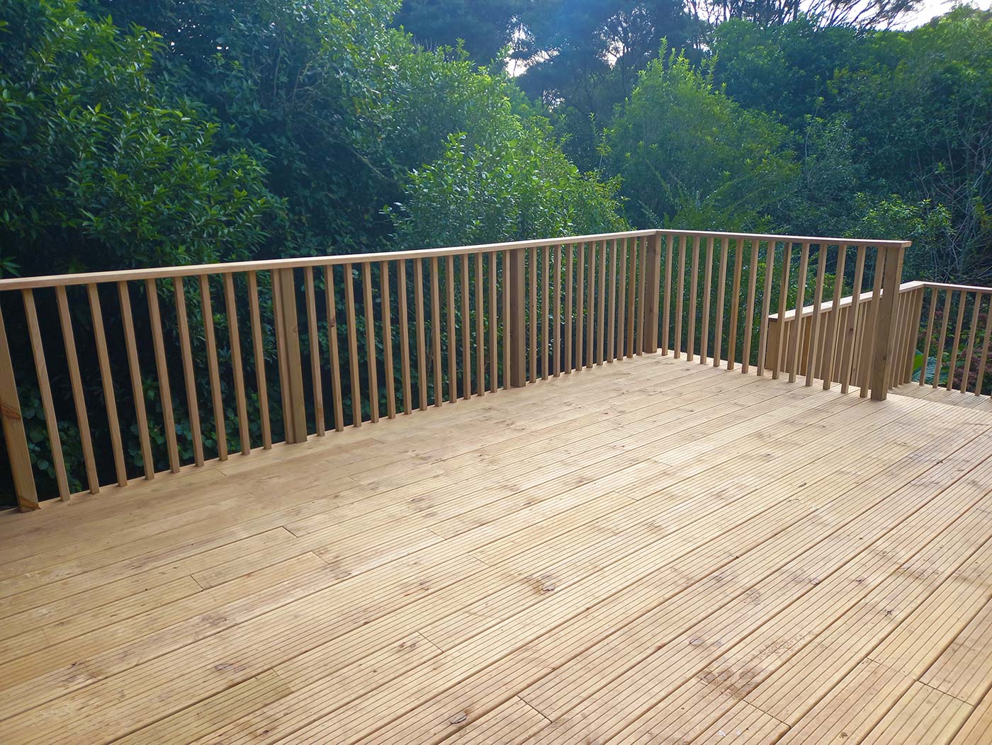 Replacing a rotten deck with A new timber deck and balustrade - Scape ...